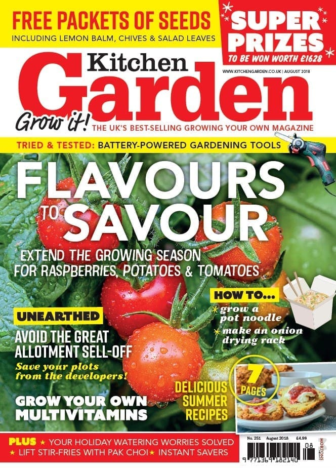 August issue on sale now! | Kitchen Garden Magazine